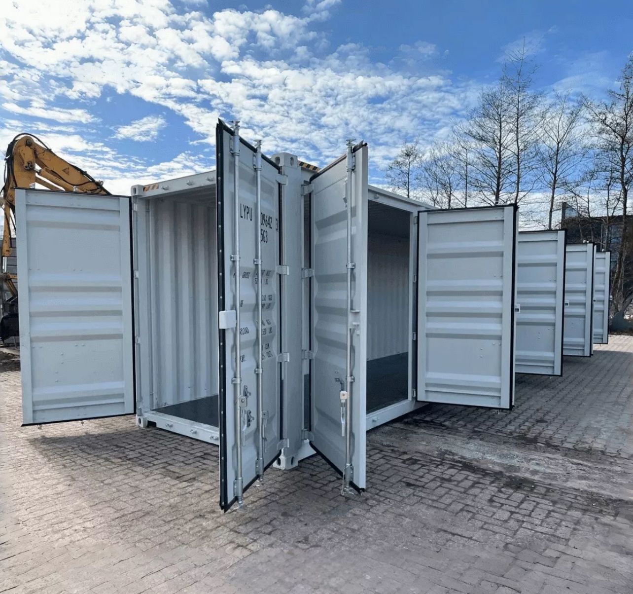 40ft One Trip High Cube Open Side Container – containervaultco.com